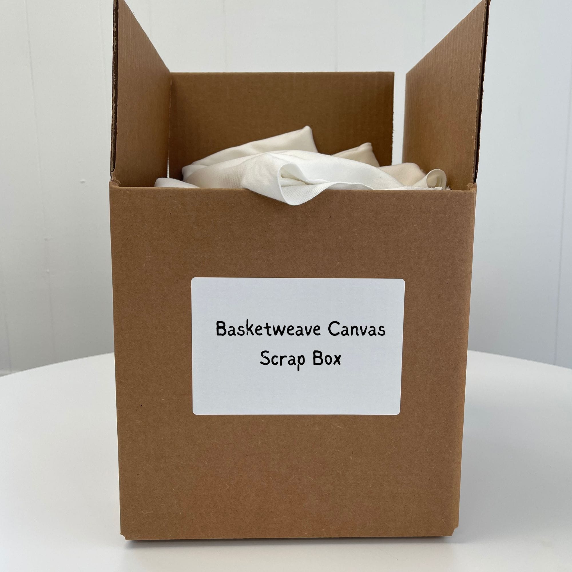 Basketweave Canvas Scrap Box | Little Cocalico