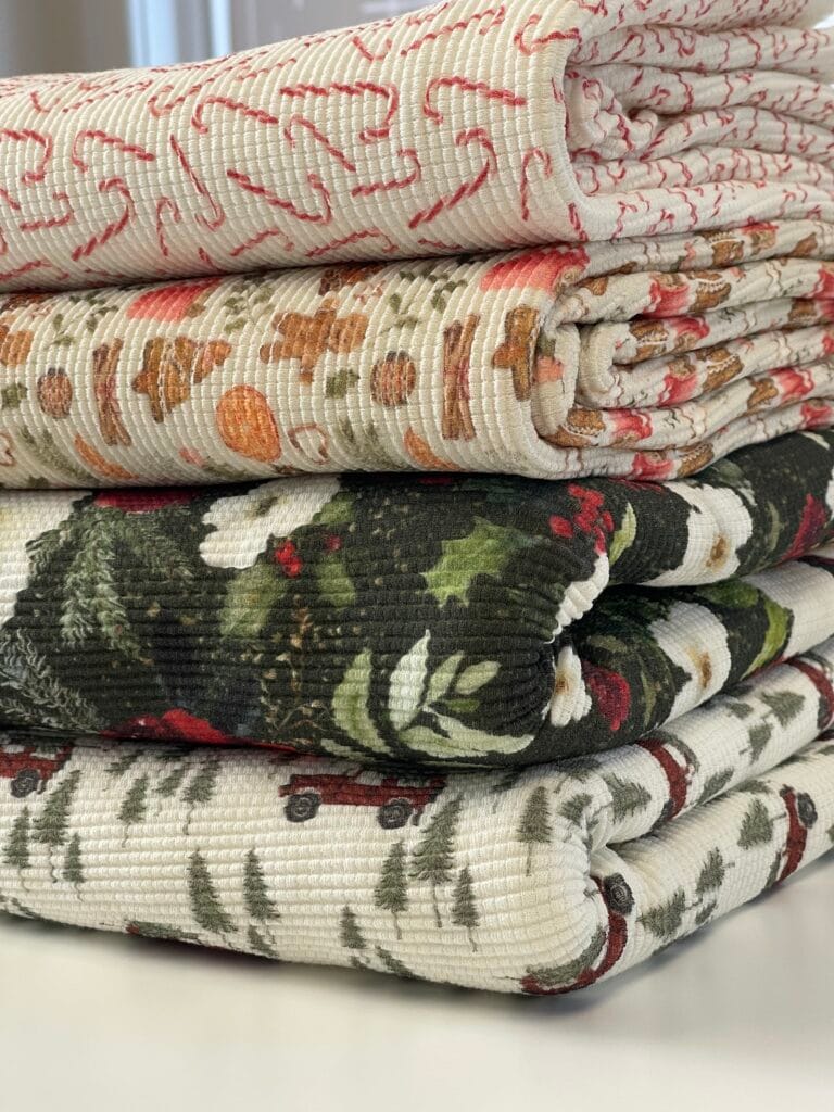 Amazing Waffle Knit Fabric | Organic Large Box Thermal Overview